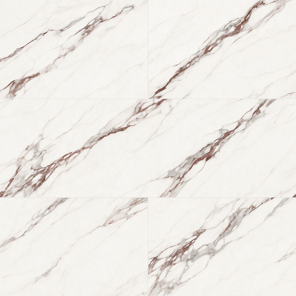 Viviano Bordeaux Blanc Polished Porcelain Tile 24x48 – Super Arbor