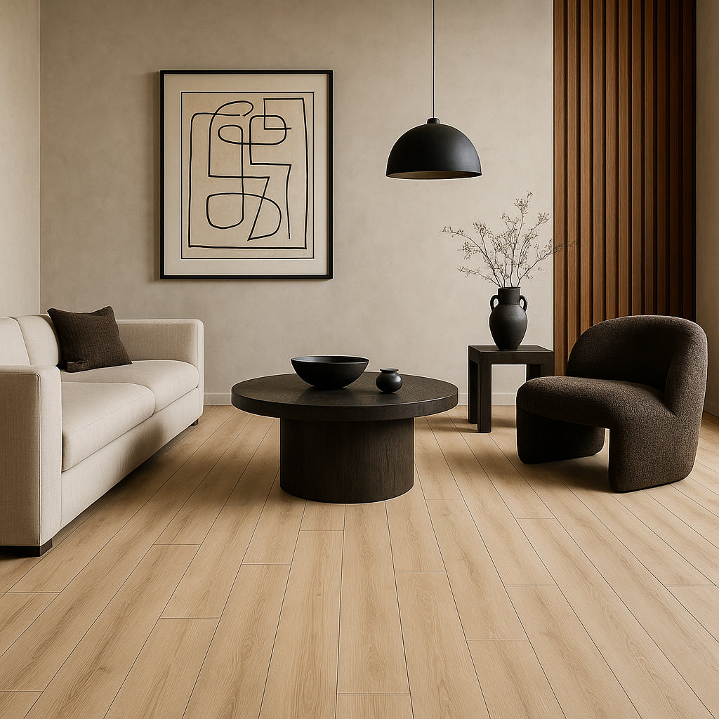 Lifeproof Lovington Oak Waterproof Hybrid Resilient Flooring - 9.4 in ...