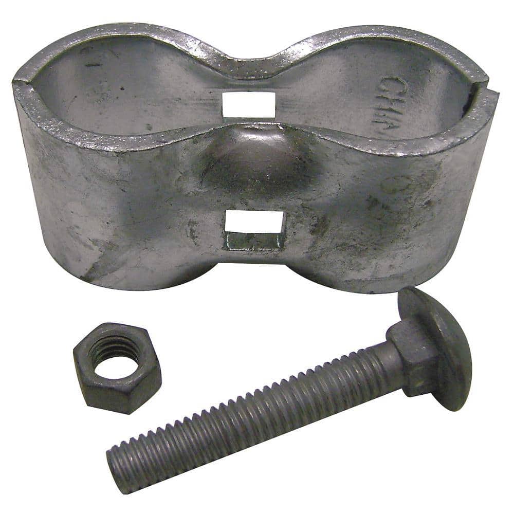 allFENZ 1-3/8 in. Galvanized Metal Panel Clamp with Nuts and Bolts (Se ...