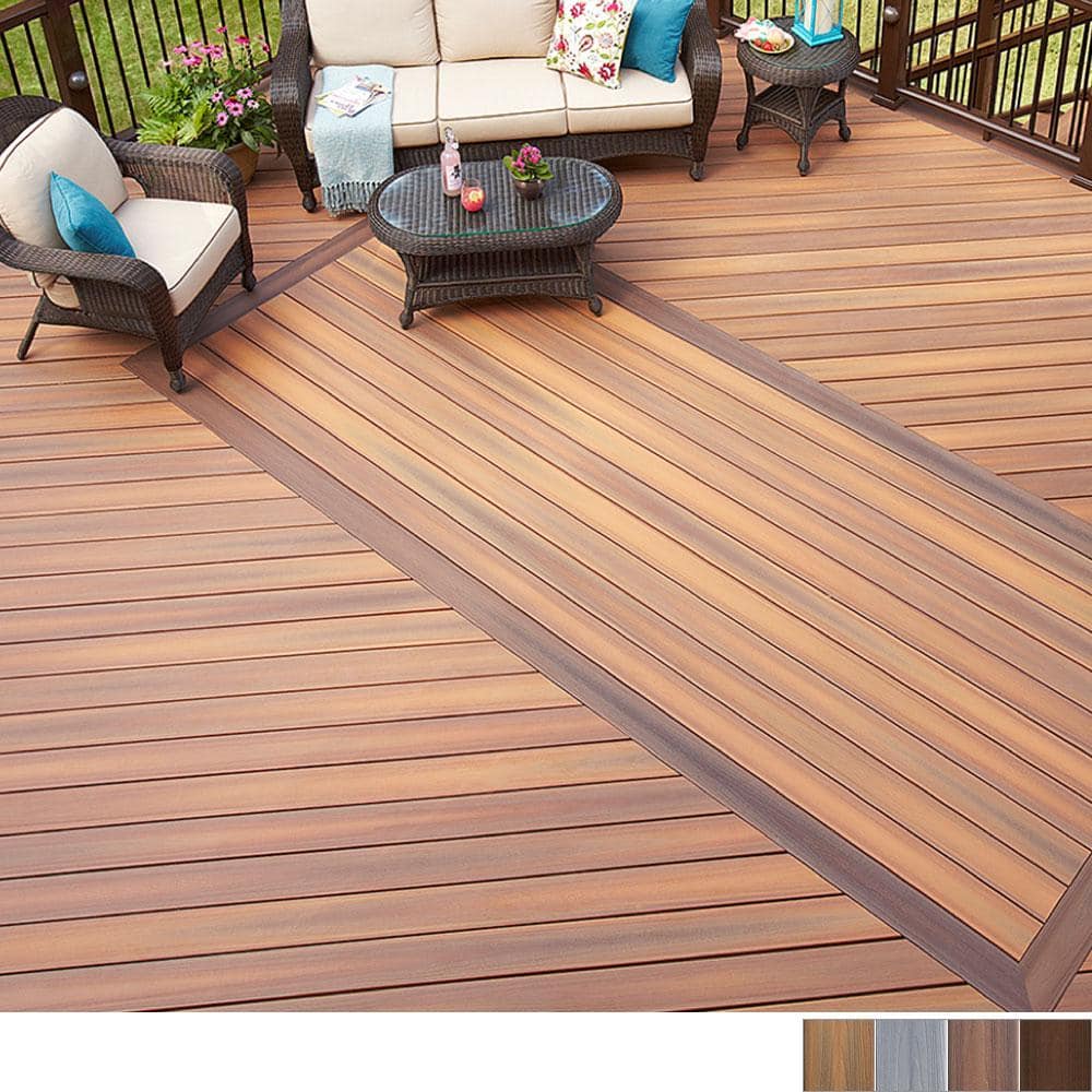 Fiberon Concordia Horizon Composite Decking Board - 4-Sided Cap for Ul ...