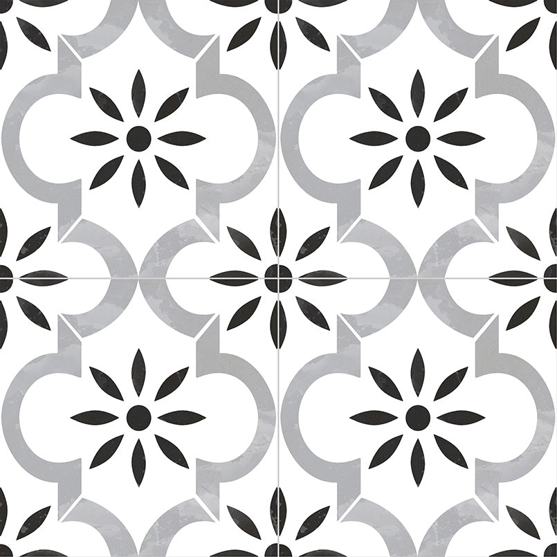 MSI Azila 8 in. x 8 in. Matte Porcelain Floor and Wall Tile (5.16 sq ...