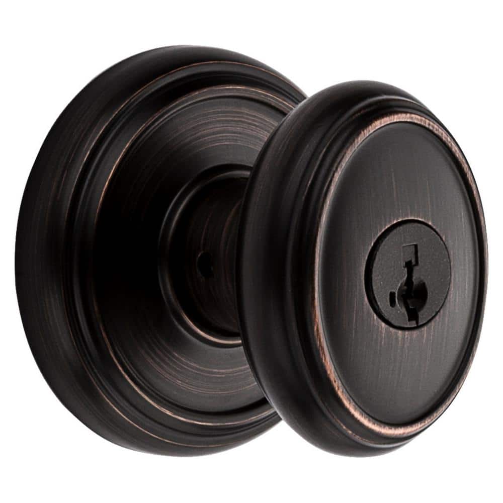 Prestige Carnaby Venetian Bronze Entry Door Knob Featuring SmartKey Se ...