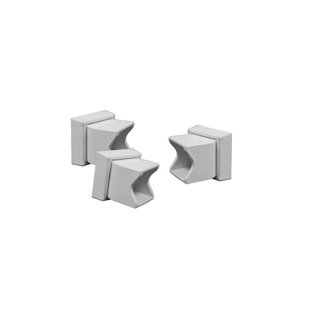 Barrette Outdoor Living White Aluminum Angle Brackets (3-Pack) – Super ...