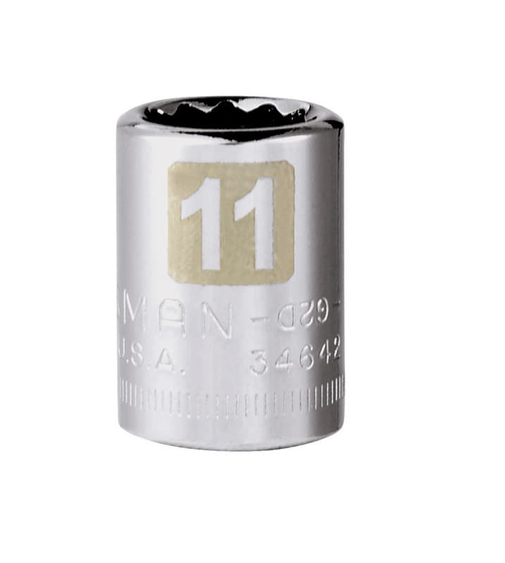 Craftsman 11 mm Metric 12 Point Standard Socket - 3/8 in. Drive – Super ...