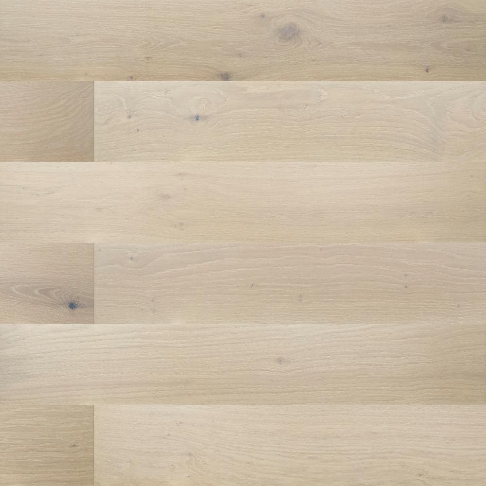 A&A Surfaces Woodridge Beach Buff Oak 0.28 in. x 6.5 in. Waterproof Wi ...