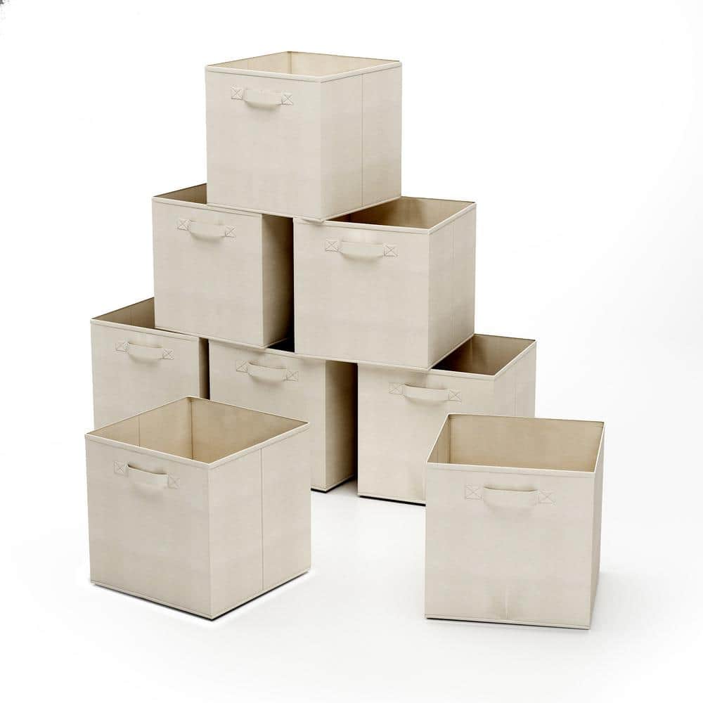 21 Qt. Cube Storage Organizer - Collapsible Fabric Containers for Home ...