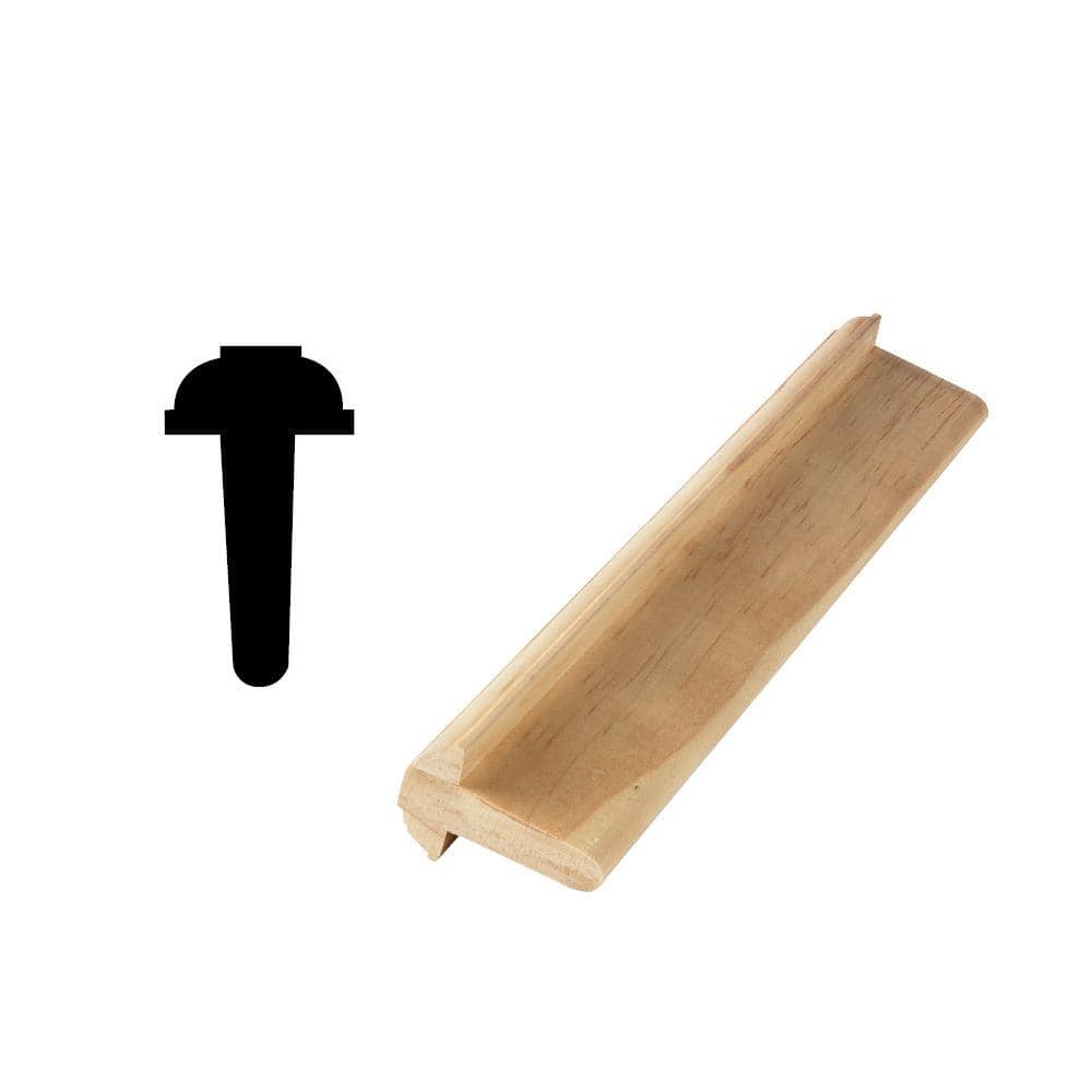 Woodgrain Millwork WM 1305 1-1/4 in. x 2 in. x 84 in. Solid Pine T-Ast ...