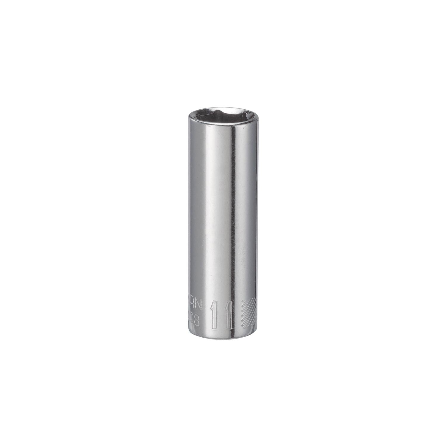 Craftsman 11 mm Metric Deep Socket, 1/4 in. Drive, 6 Point – Super Arbor