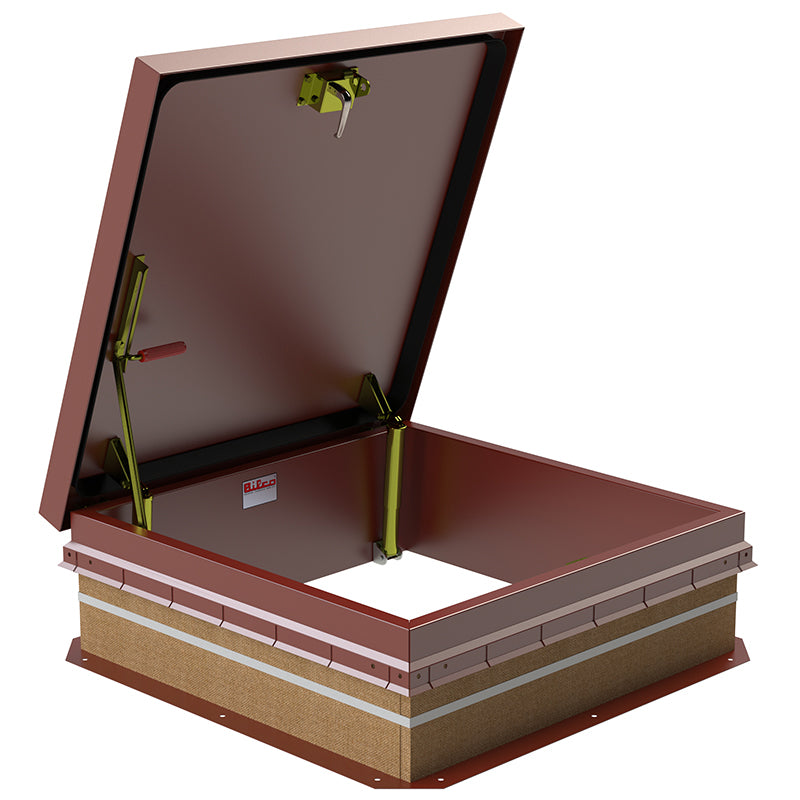 Bilco Type E Galvanized Roof Hatch-Ladder Access Red Oxide 36" x 36" E ...