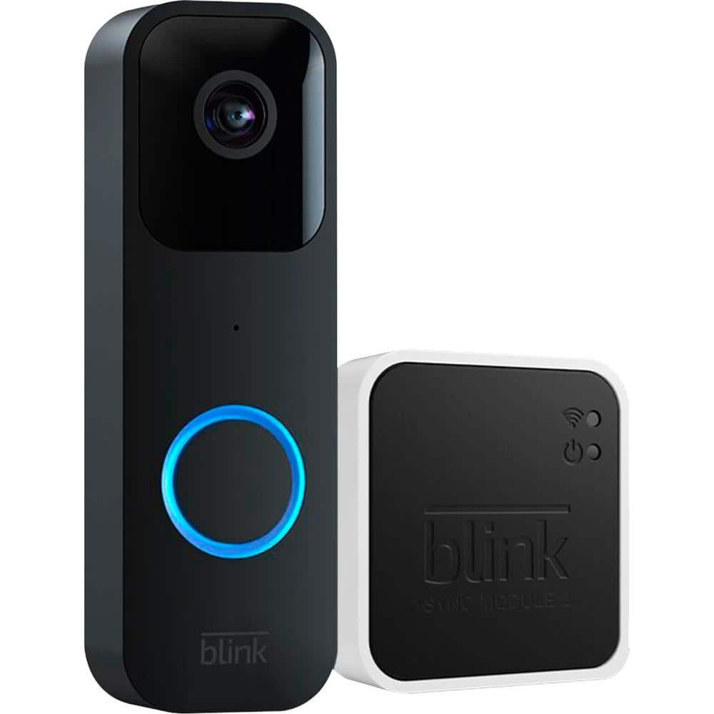Blink Video Doorbell Plus Sync Module 2 - Battery or Wired - Smart Wi ...