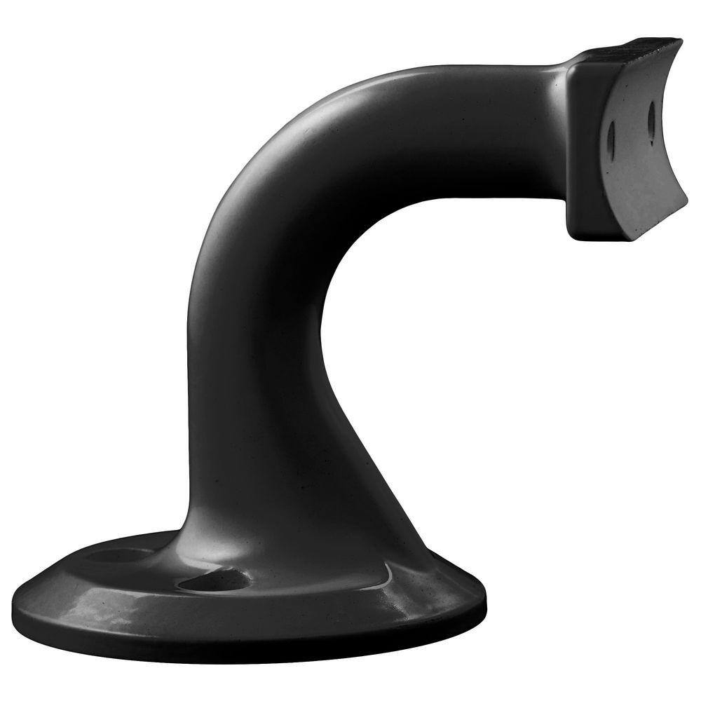 Black Aluminum Offset ADA Hand Rail Bracket – Super Arbor