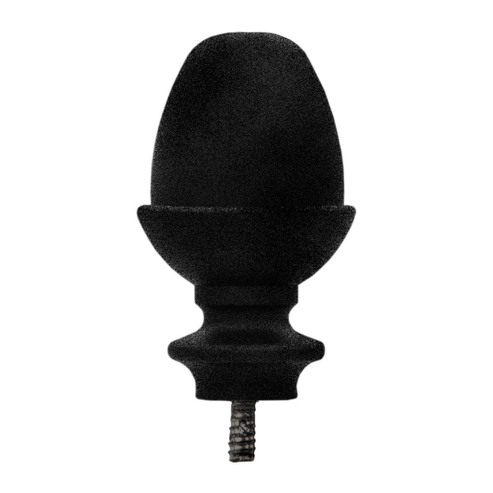 Fence Armor 4 in. x 4 in. Metal Acorn Flag Post Cap Finial – Super Arbor