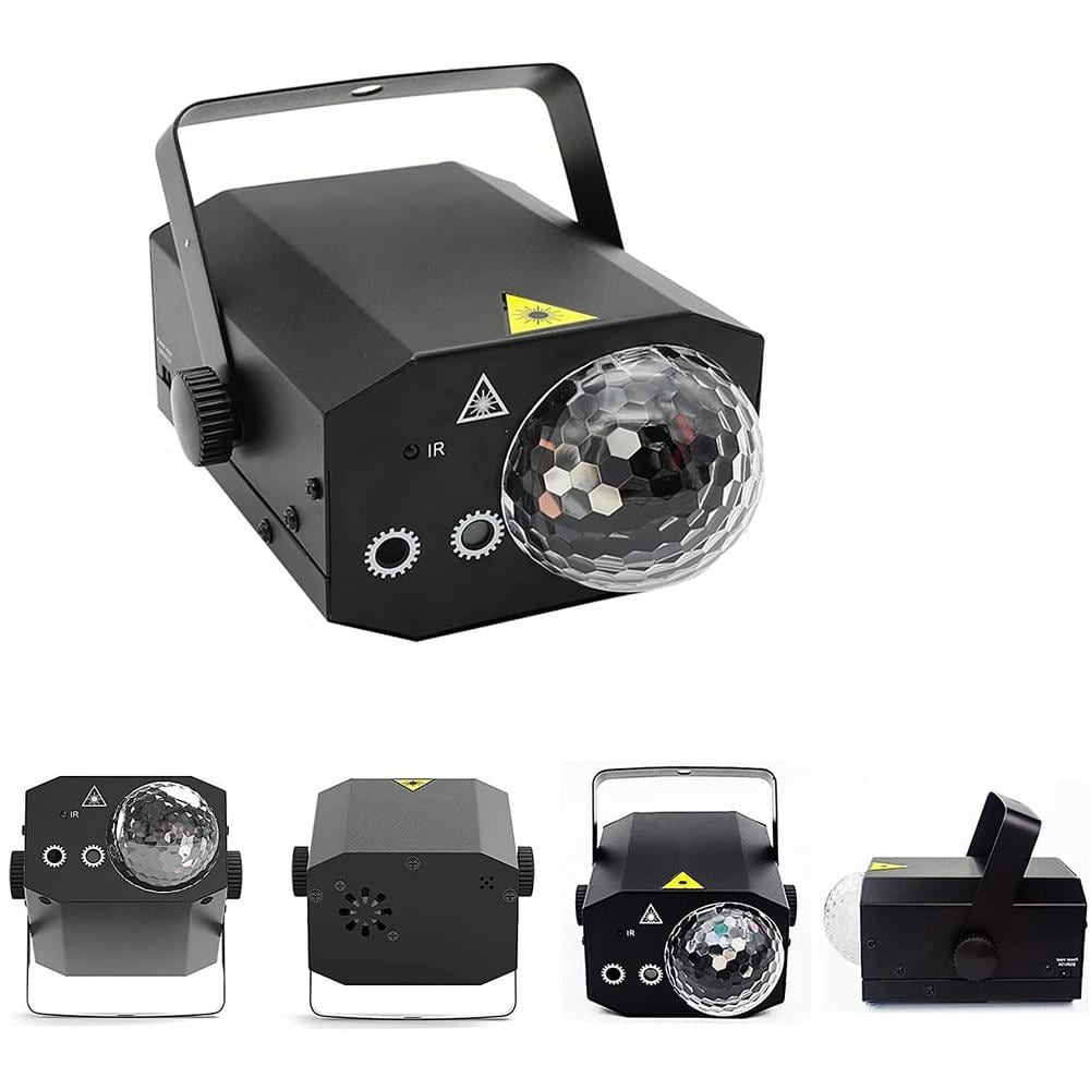 Lukyamzn Party Disco Lights Laser DJ Light Sound Activated Strobe Ligh ...