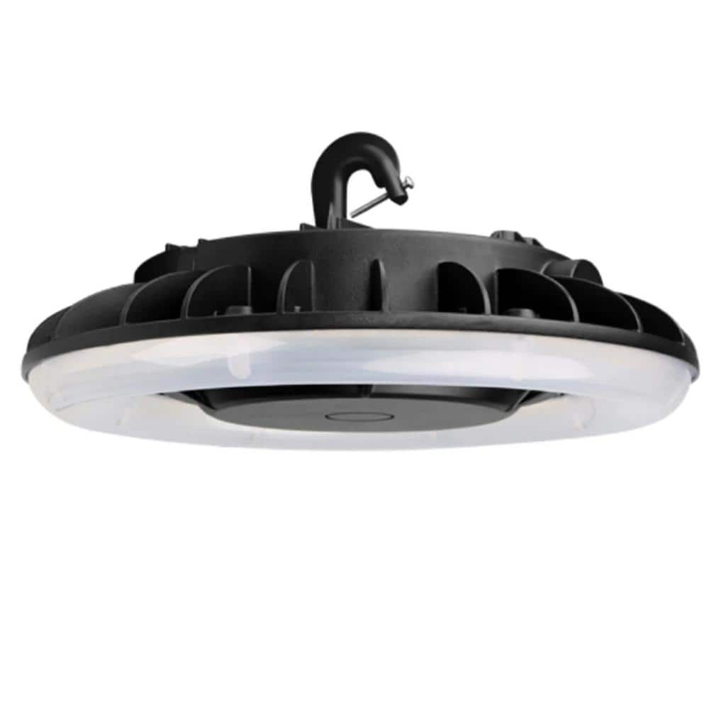 Viribright 11.42 in. 175-Watt Equivalent Integrated LED Dimmable Black ...