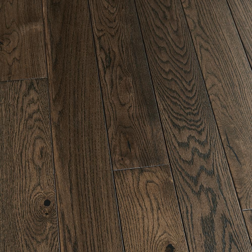 Malibu Wide Plank Boca Raton French Oak 3/4 in. T x 5 in. W Wire Brush ...