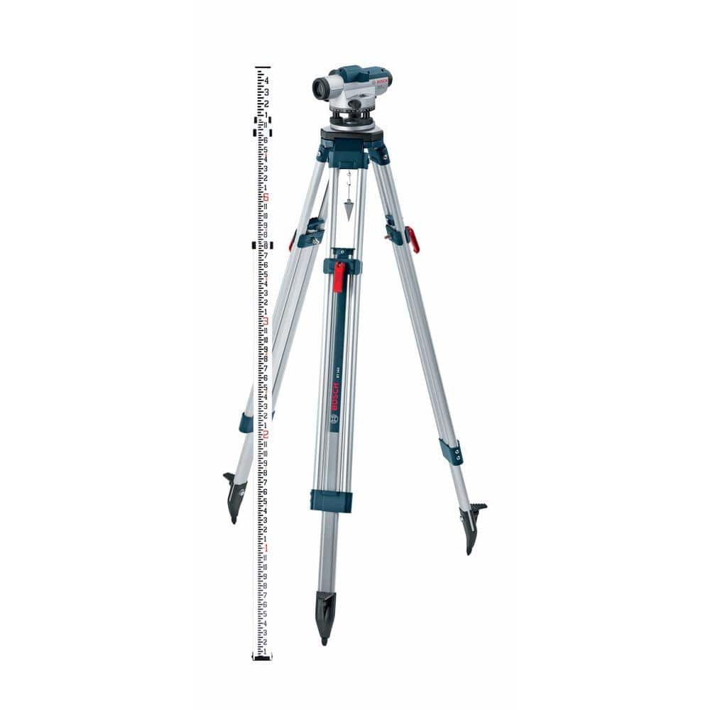 Bosch 5.6 in. Automatic Optical Level Kit with a 32x Magnification Pow ...