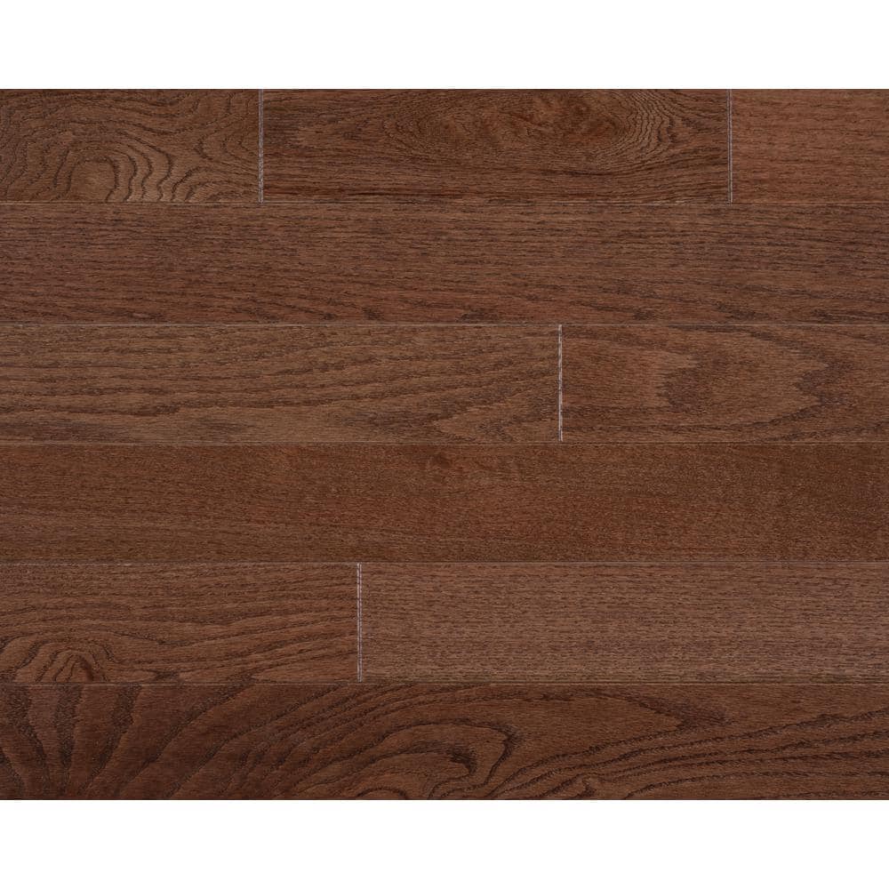 CENTURY FLOORING Bryson Brown Red Oak 3/4 in. T x 3.25 in. W Solid Har ...