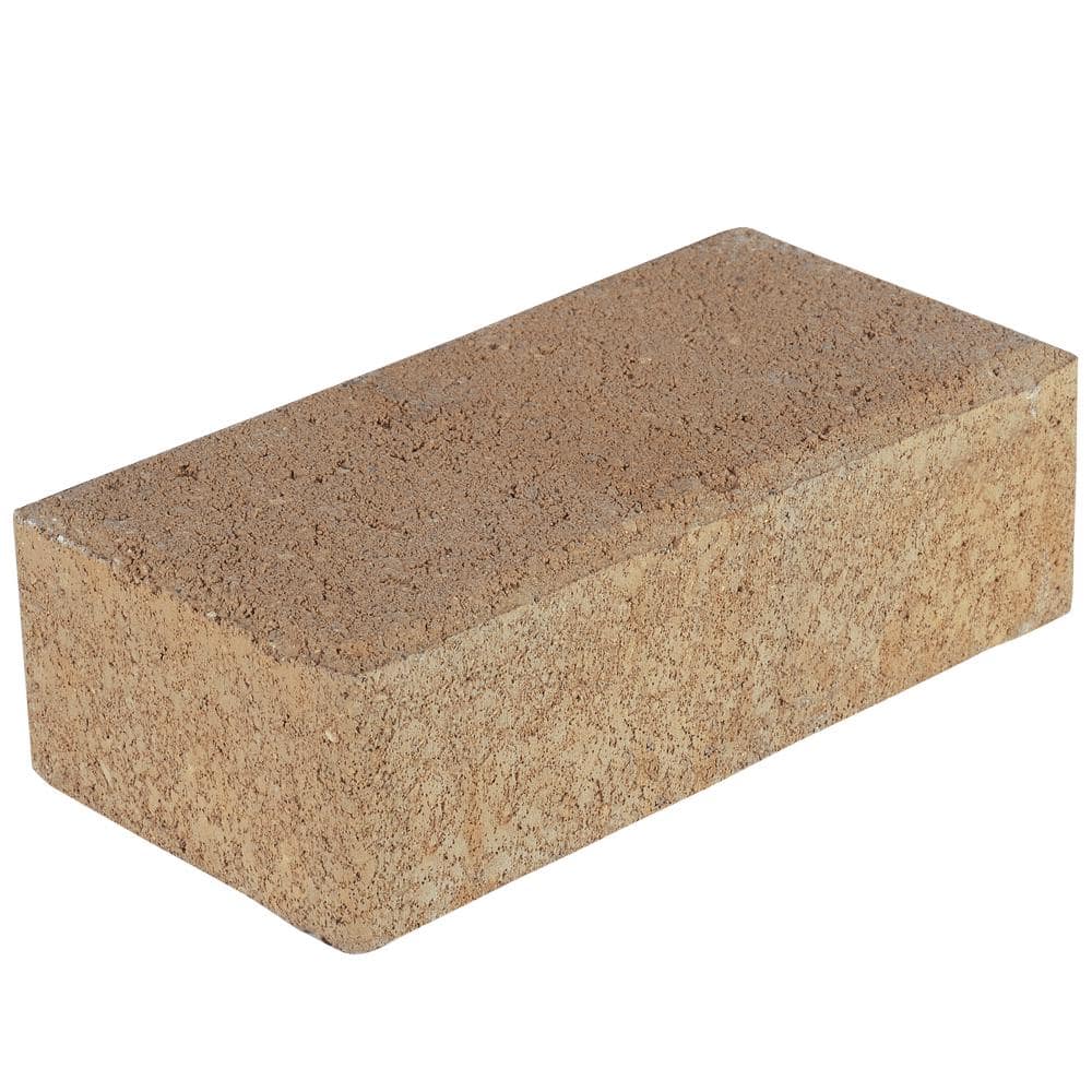 Pavestone Holland 7.87 in. L x 3.94 in. W x 2.36 in. H 60 mm Buff Conc ...