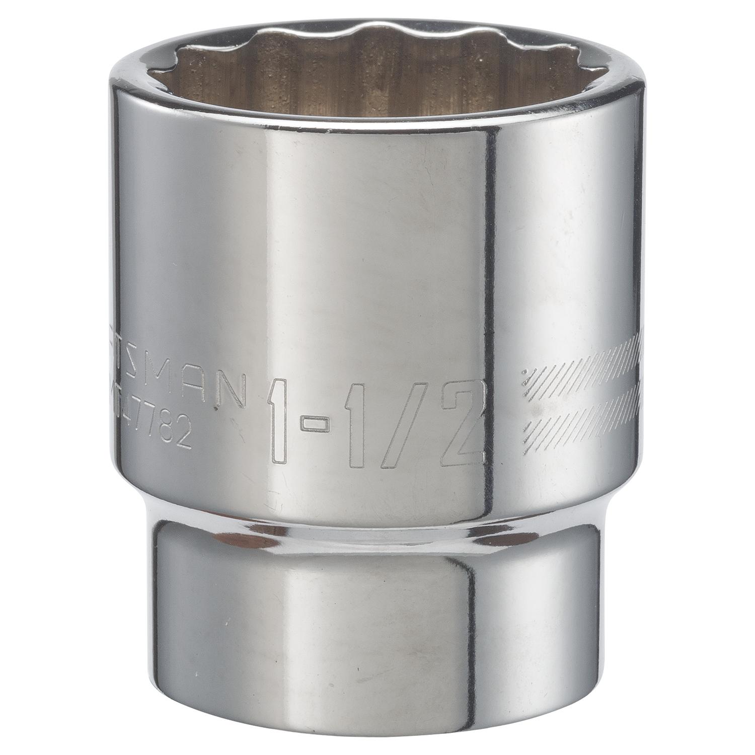 Craftsman 1-1/2 in. SAE 12 Point Shallow Socket – Super Arbor