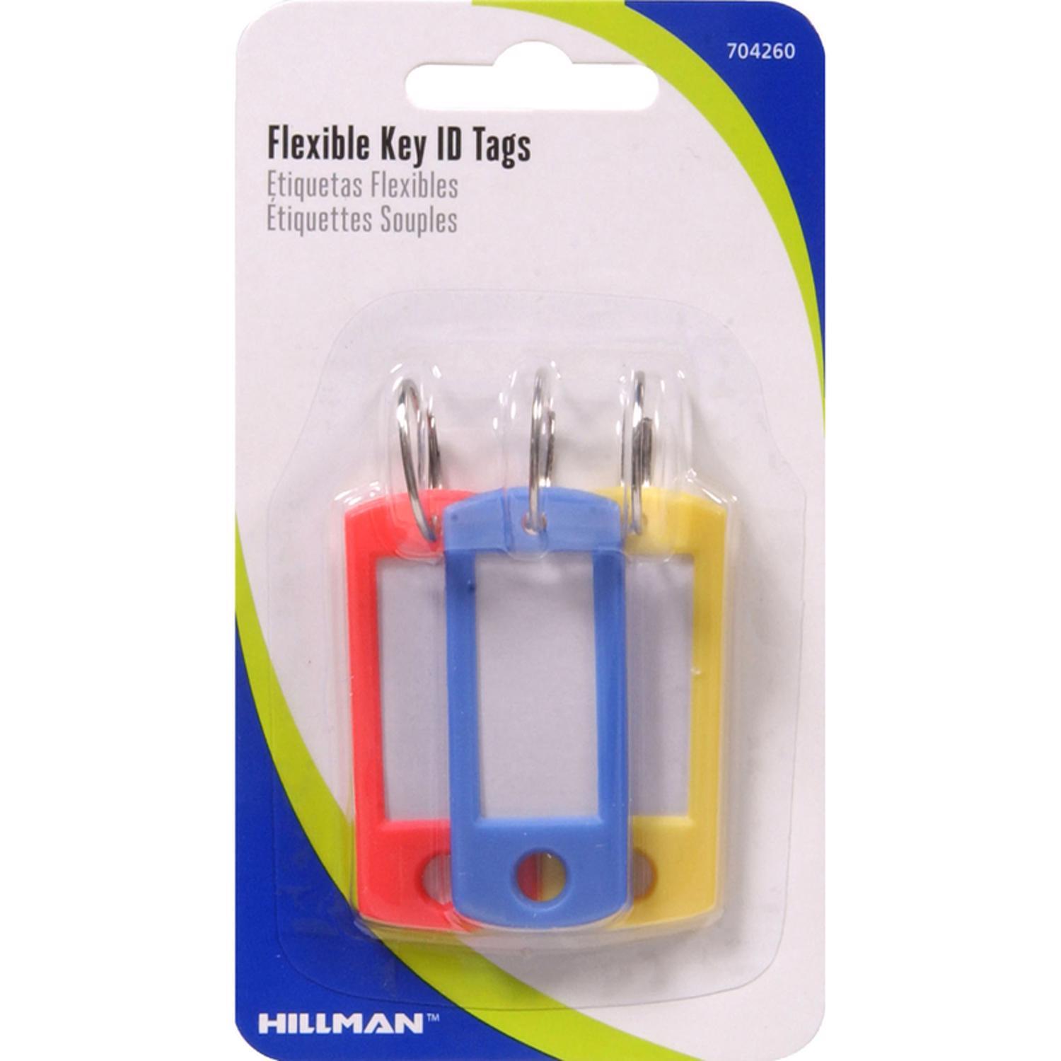 Hillman 1 in. D Metal/Paper Assorted Labeling Key Identifier, 3-Pack ...