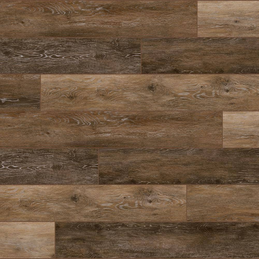 Cedar Valley Chestnut 22 MIL x 8.7 in. W x 48 in. L Click Lock Waterpr ...