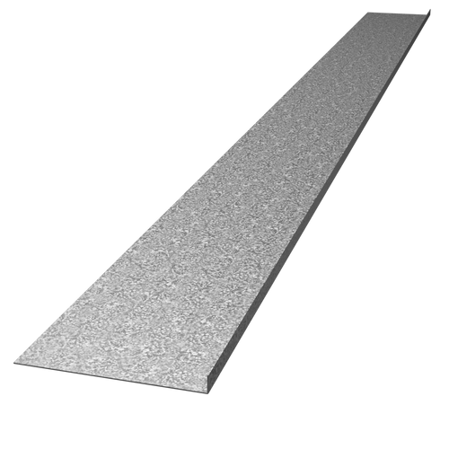 Able Sheet Metal 26 Gauge Galvanized Counter Flashing - 6 in x 10 ft ...