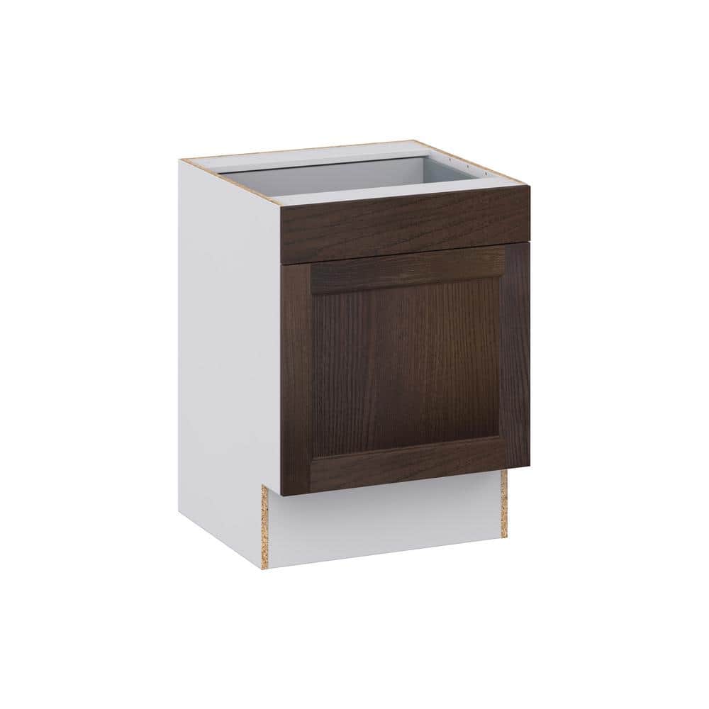 J COLLECTION Lincoln Chestnut Solid Wood Assembled 24 in. W x 32.5 in ...