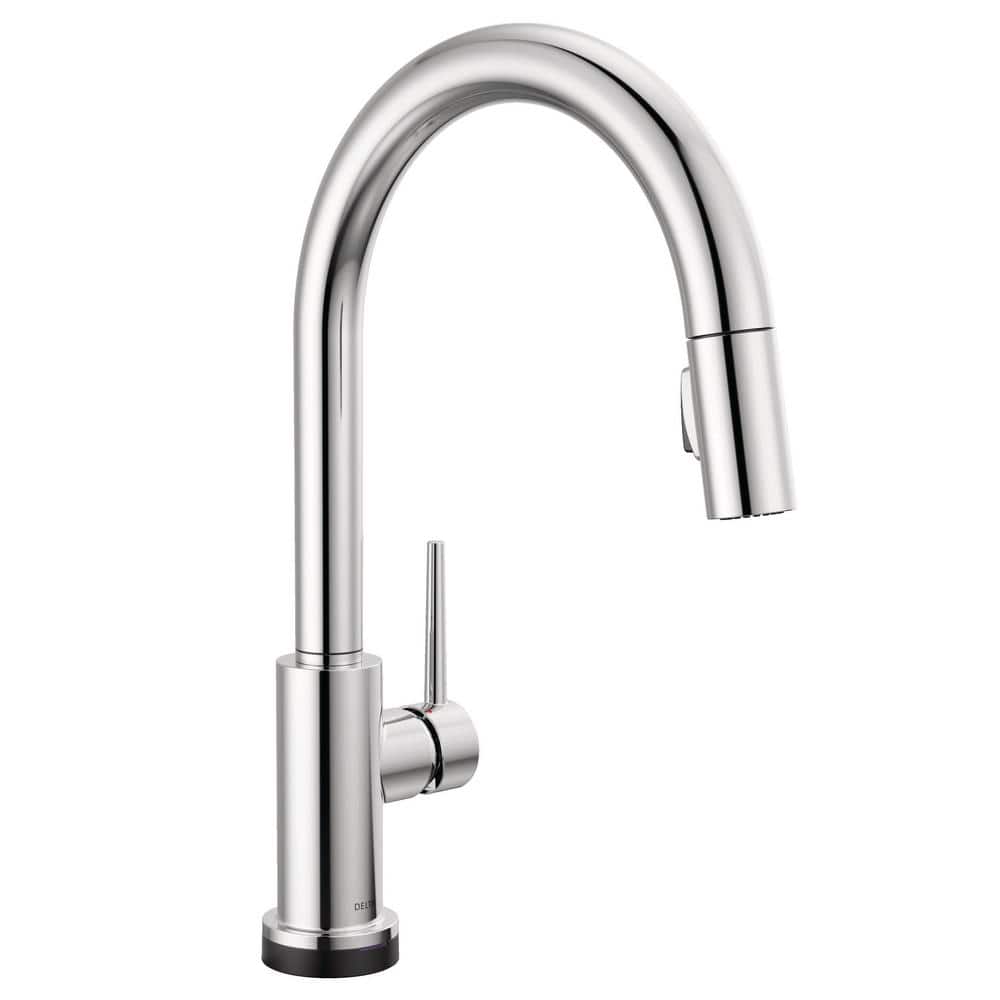 Delta Trinsic Touch2O Single-Handle Pull-Down Kitchen Faucet, Deck Mou ...
