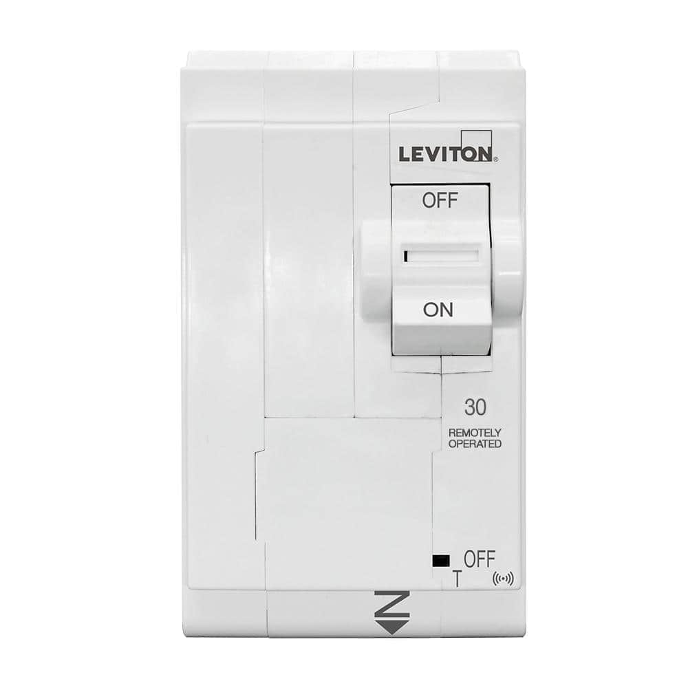Leviton 2nd Gen 2-Pole 30 Amp Smart Circuit Breaker, 120/240-Volt and ...