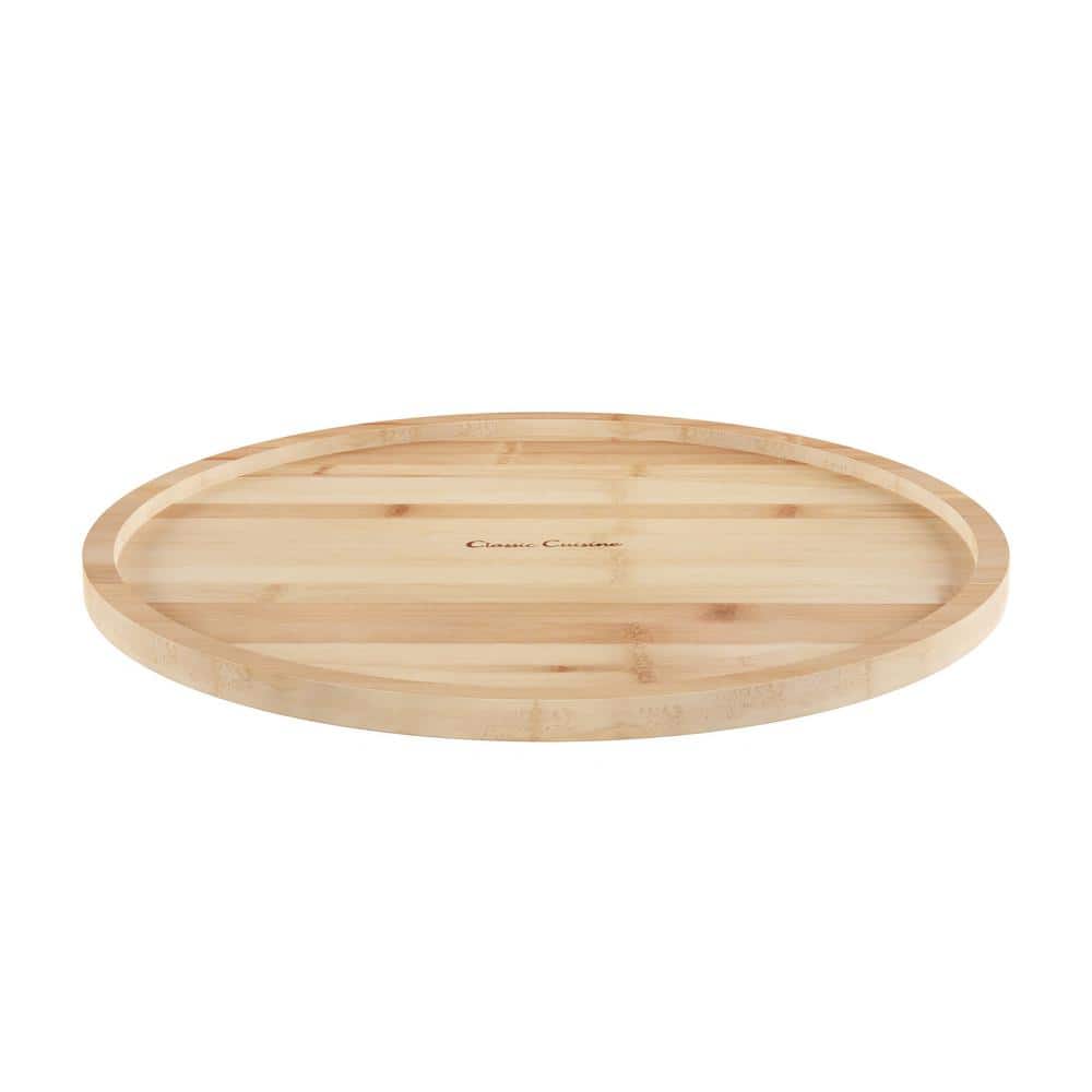 Classic Cuisine 14 in. Bamboo Lazy Susan Turntable – Super Arbor