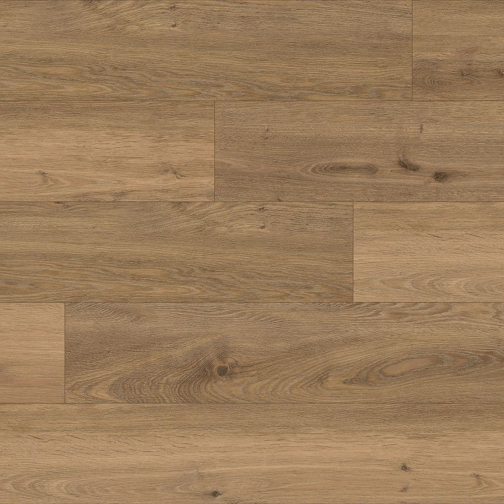Superoak Natural Hickory Clay Hybrid Resilient Flooring - Waterproof ...