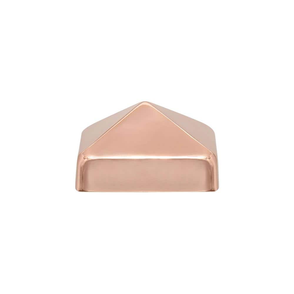 Protectyte 5 in. x 5 in. Copper Pyramid Slip Over Fence Post Cap ...