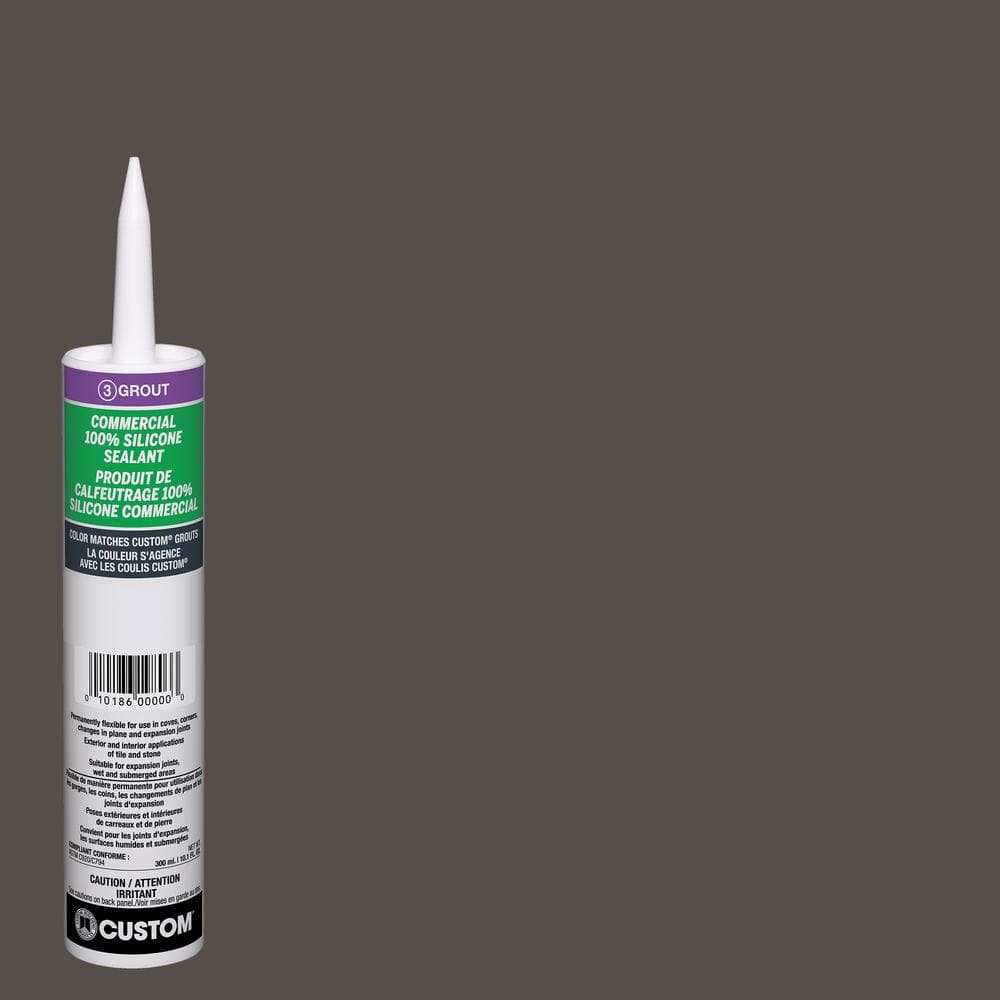 Custom Building Products Commercial #540 Truffle 10.1 oz. Silicone Cau ...