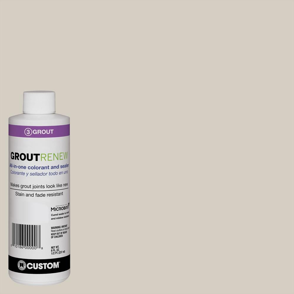 Custom Building Products Polyblend #545 Bleached Wood 8 oz. Grout Rene ...