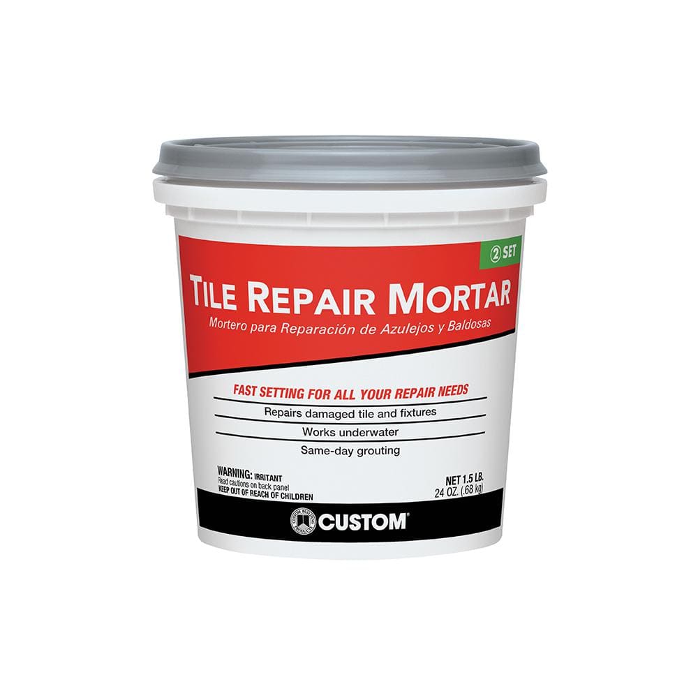 Custom Building Products Tile Repair Mortar White 1.5 lb. – Super Arbor
