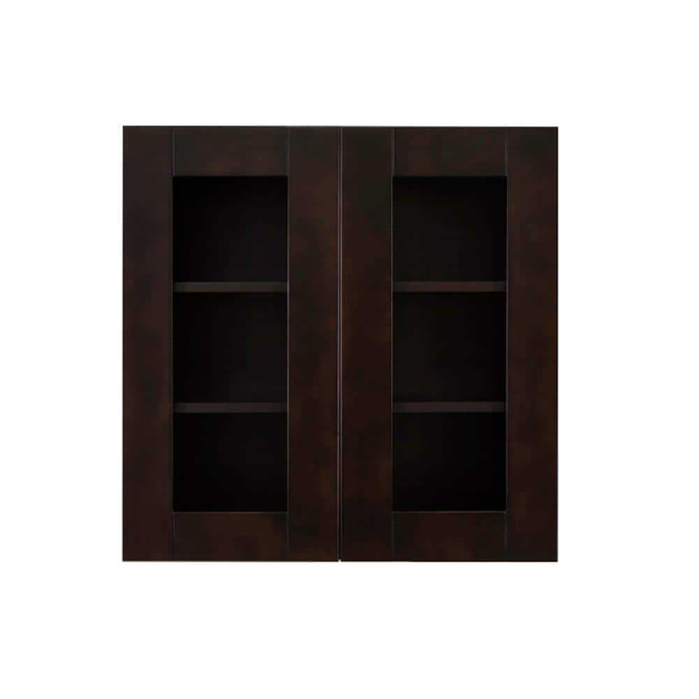 LIFEART CABINETRY Anchester Assembled 33 in. x 30 in. x 12 in. Wall Mu ...
