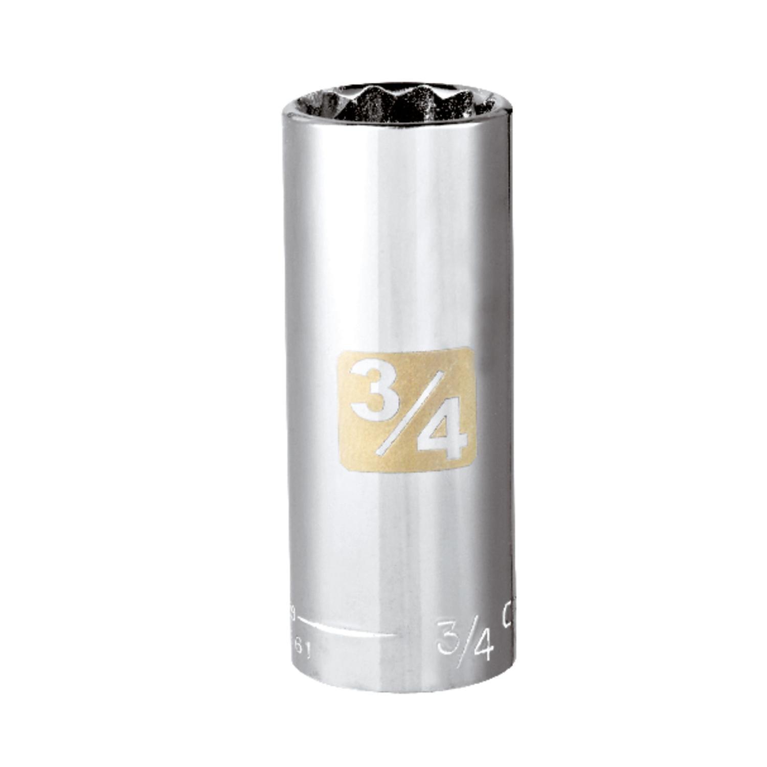 Craftsman SAE 12 Point Deep Socket, 3/4 in. X 3/8 in. Drive – Super Arbor