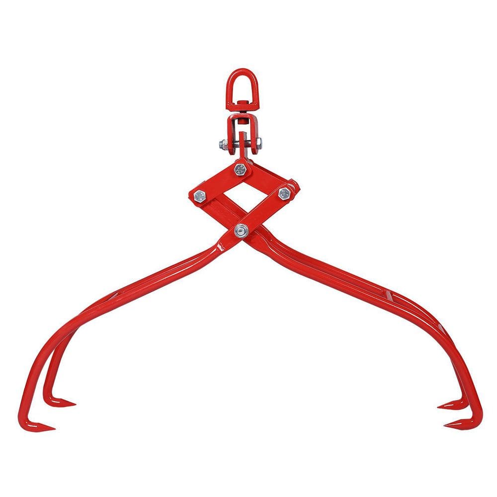 4 Claw Red Timber Log Lifting Logging Tongs Grabber Tong – Super Arbor