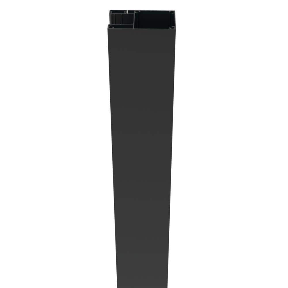 72 in. Matte Black End Surface Mount Post – Super Arbor