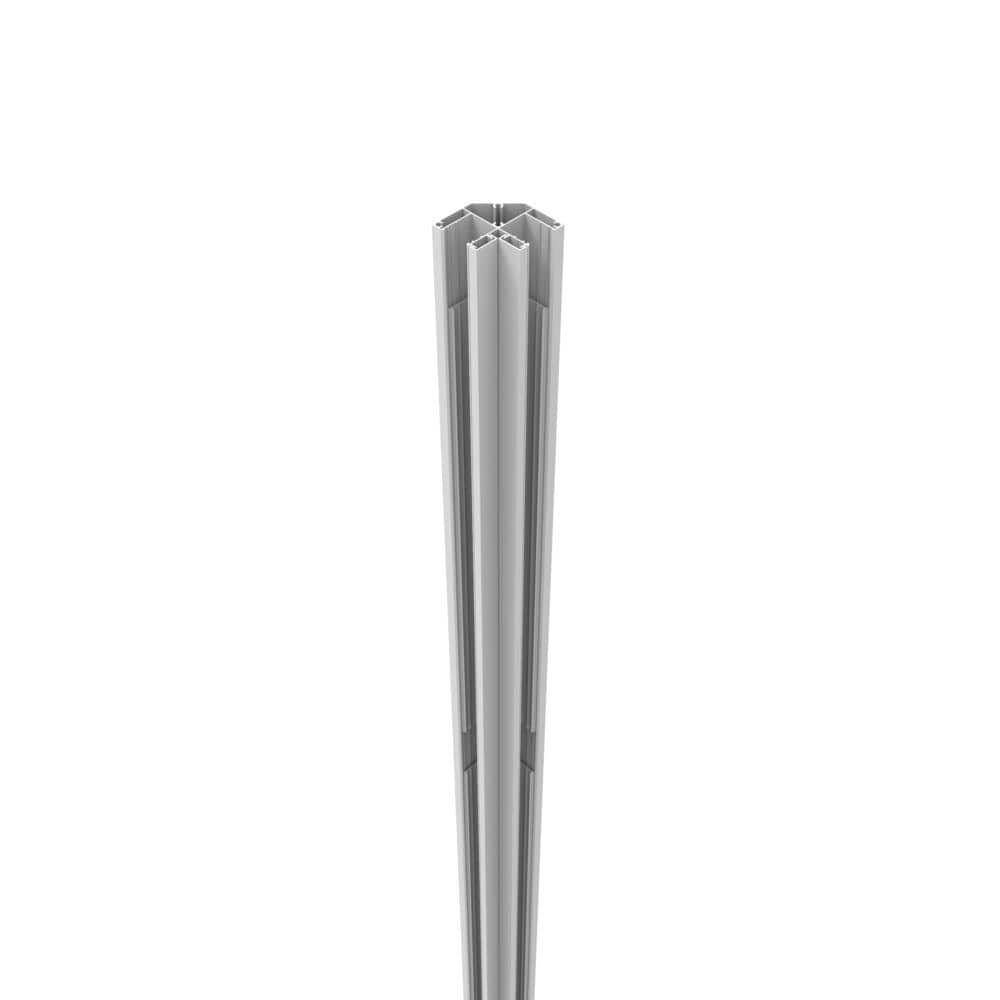42 in. White Corner Surface Mount Post – Super Arbor