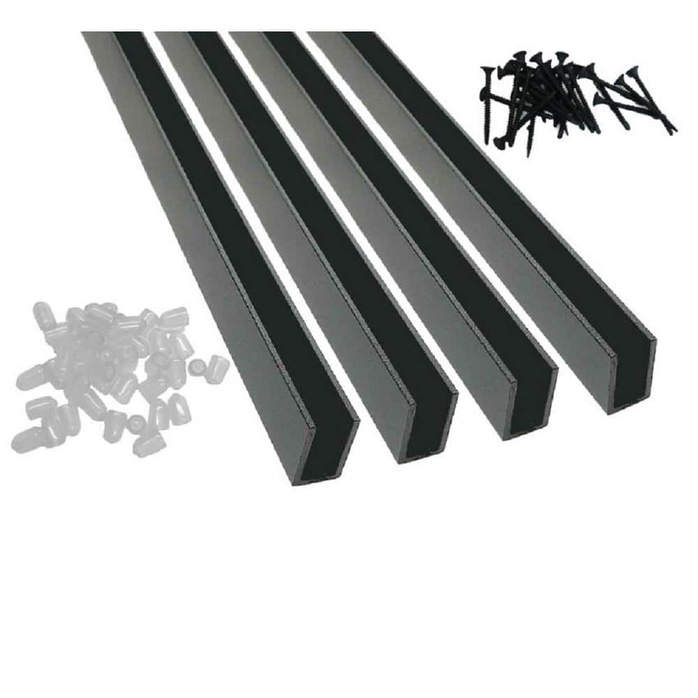 8 ft. Wild Hog Black Aluminum Hog Track Kit – Super Arbor
