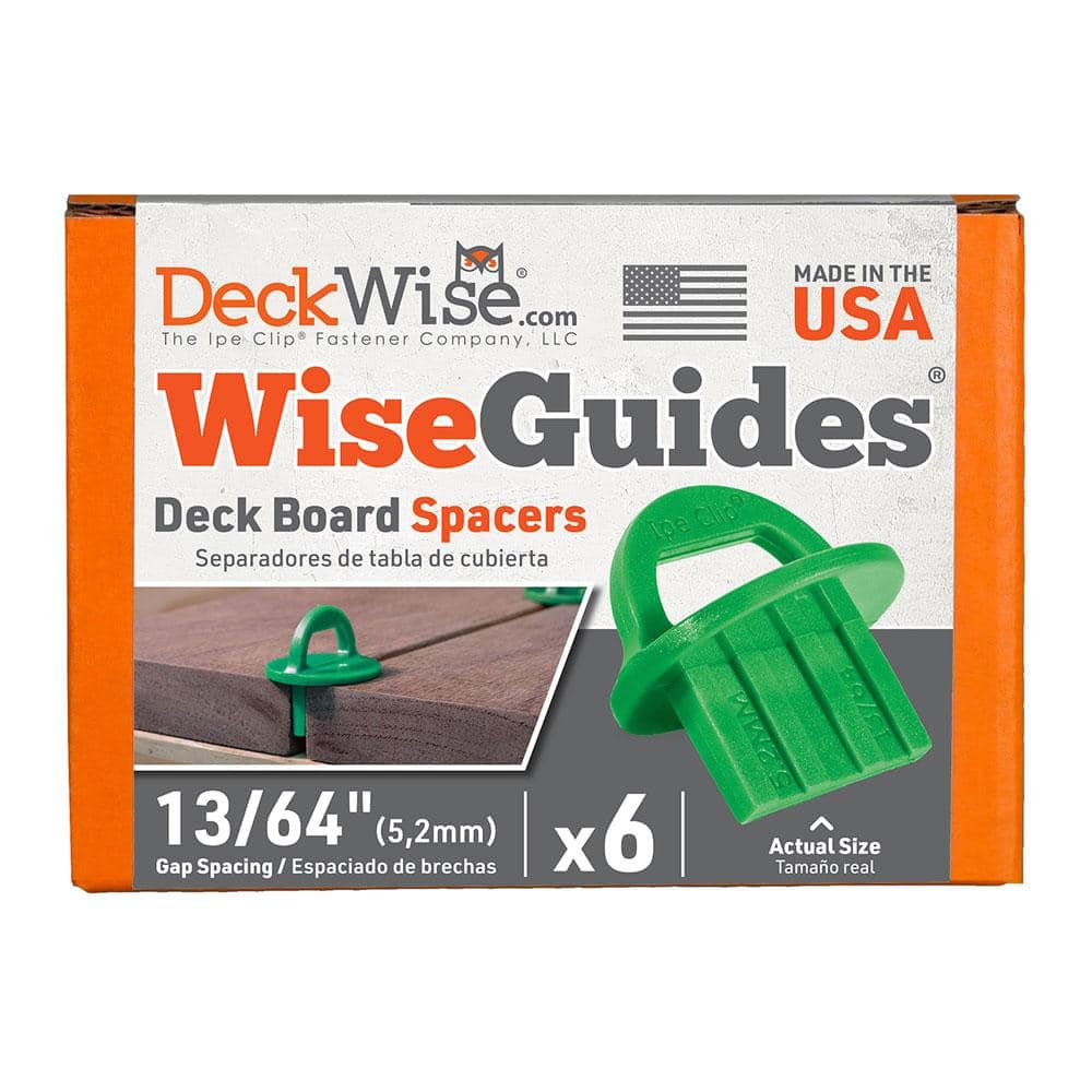 DeckWise WiseGuides 13/64 in. Gap Deck Board Spacer for Hidden Deck Fa ...