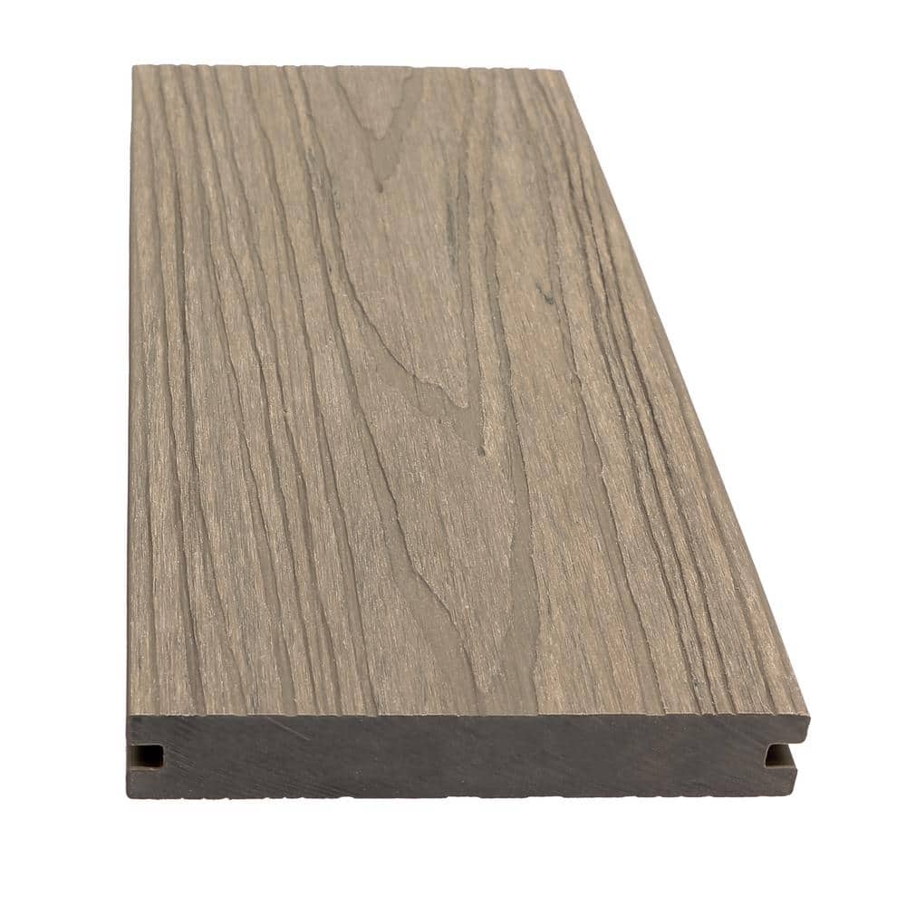 CREATIVE SURFACES 8 ft. Desert Stone Composite Decking Boards (4 Plank ...