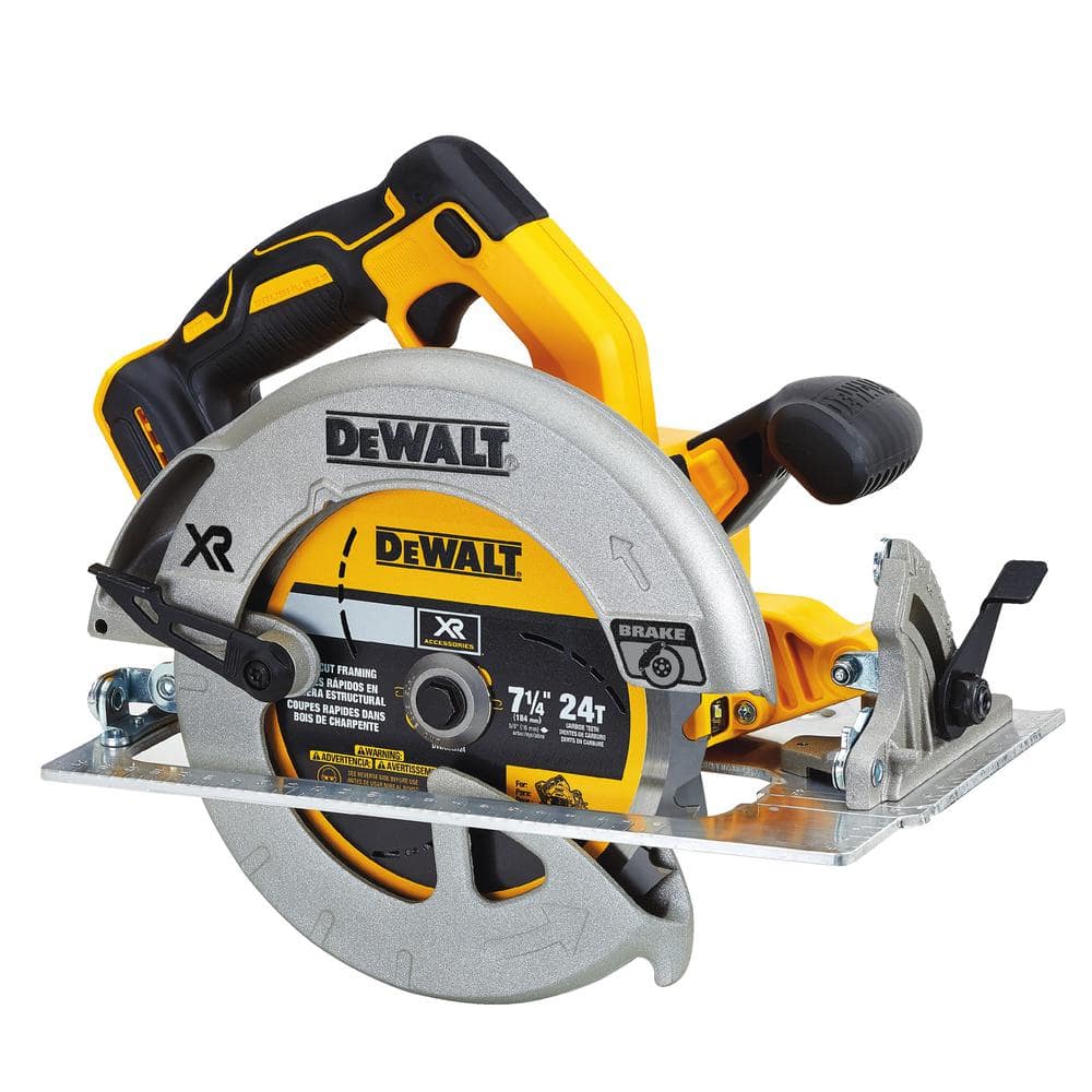 DEWALT 20-Volt MAX Li-Ion Cordless Brushless 7-1/4 in. Circular Saw (T ...
