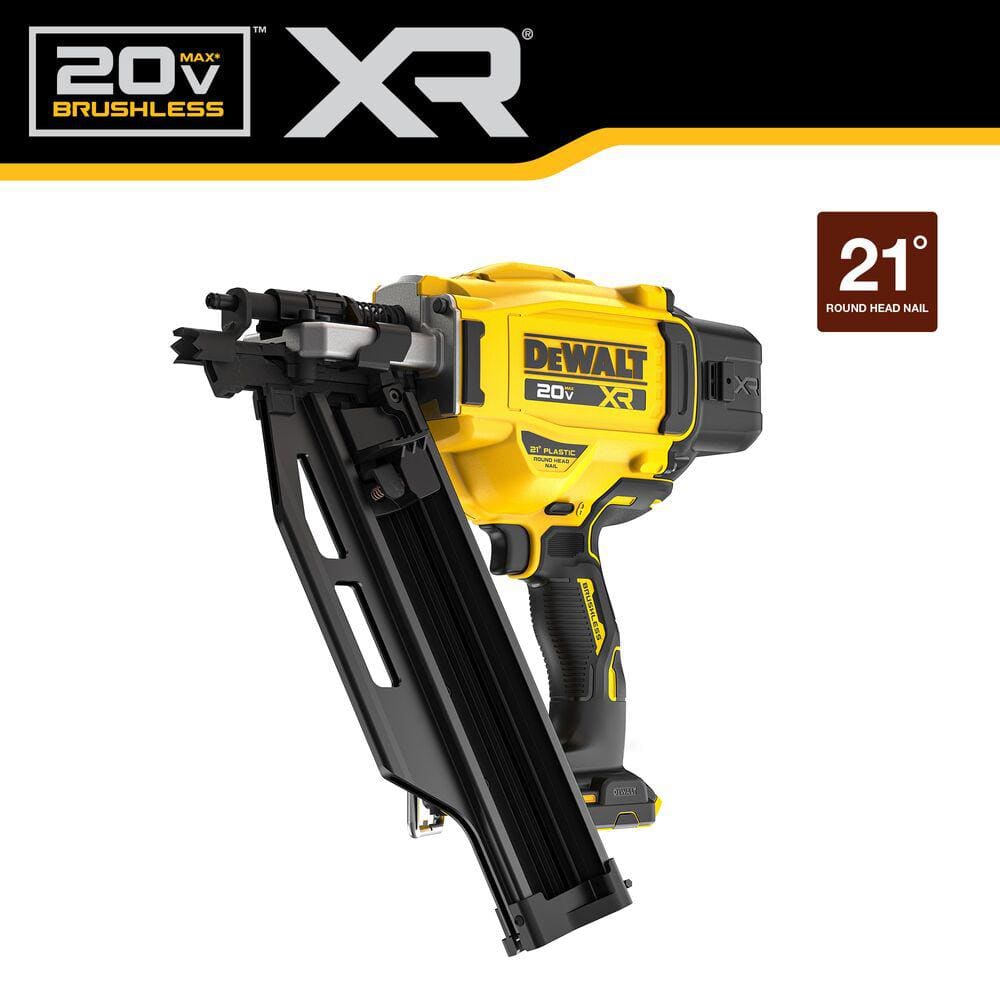 DEWALT 20-Volt 21° Cordless Framing Nailer (Tool-Only) – Super Arbor