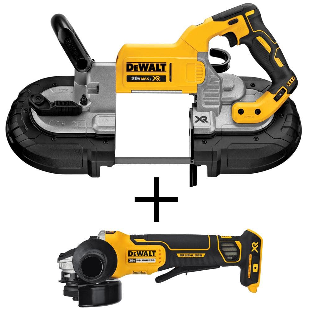 DEWALT 20-Volt MAX Li-Ion Brushless Cordless Deep Cut Band Saw (Tool-O ...