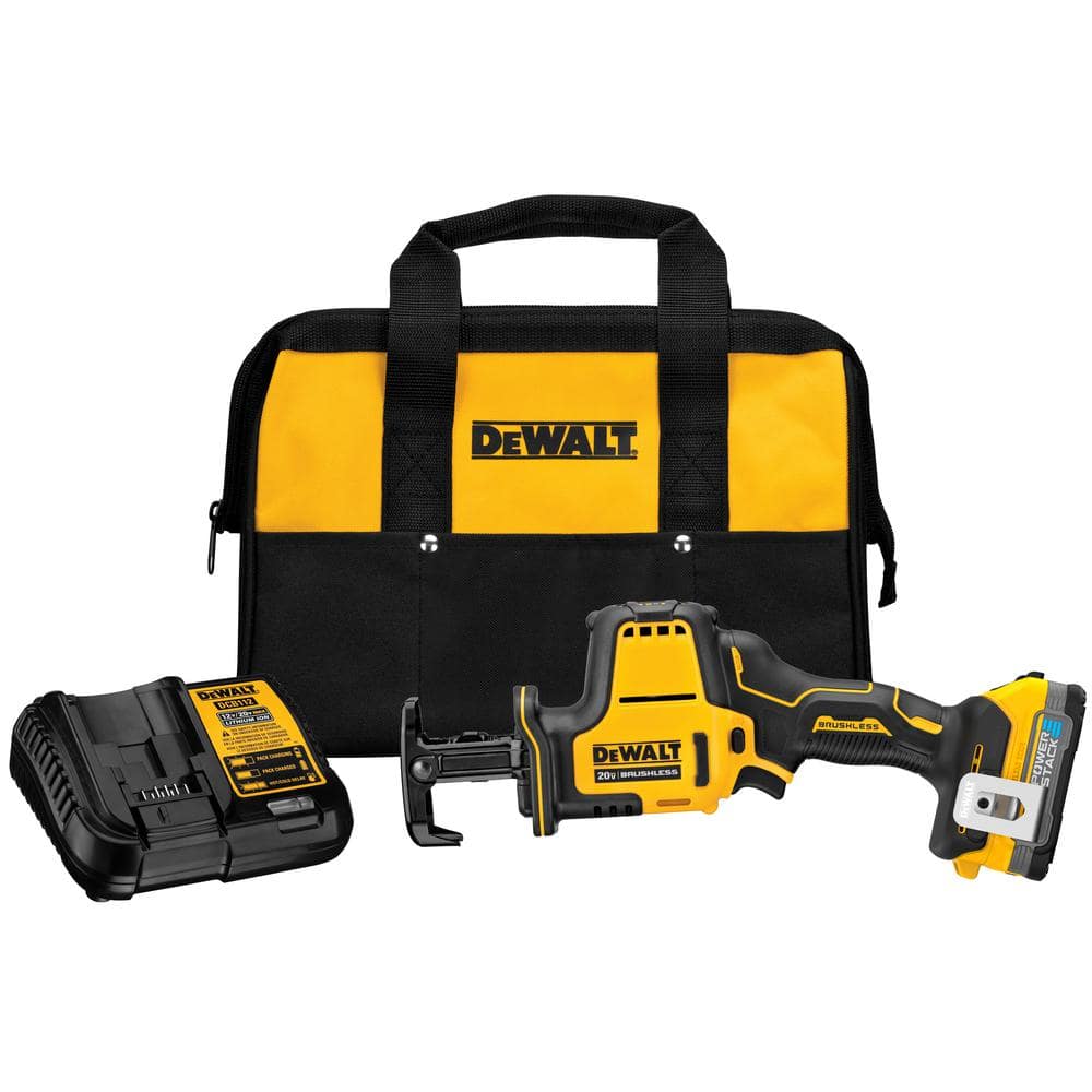 DEWALT Atomic 20-Volt Max Cordless Brushless Compact Reciprocating Saw ...