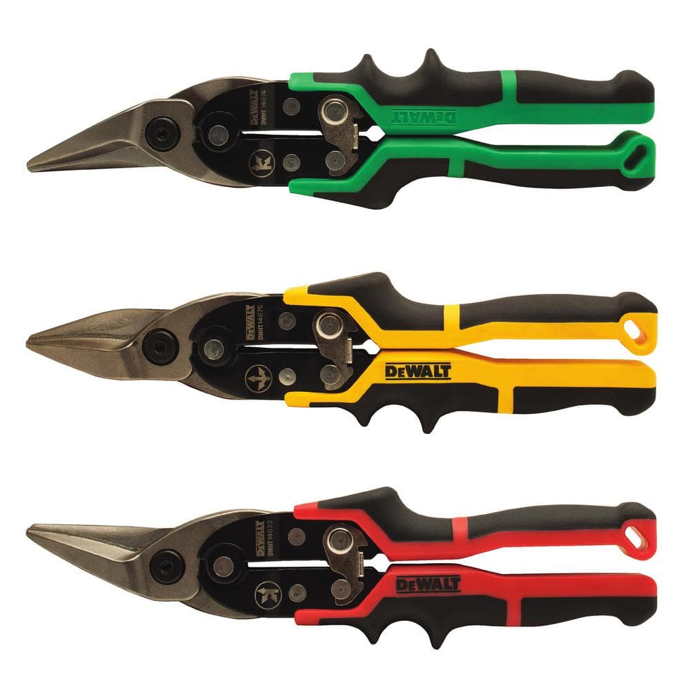 DEWALT Left, Right and Straight Aviation Snips Set (3-Pack) – Super Arbor