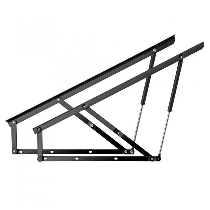 Gas Spring-Assisted 165 lbs. Storage Single Bed Side/End Lift Mechanis ...