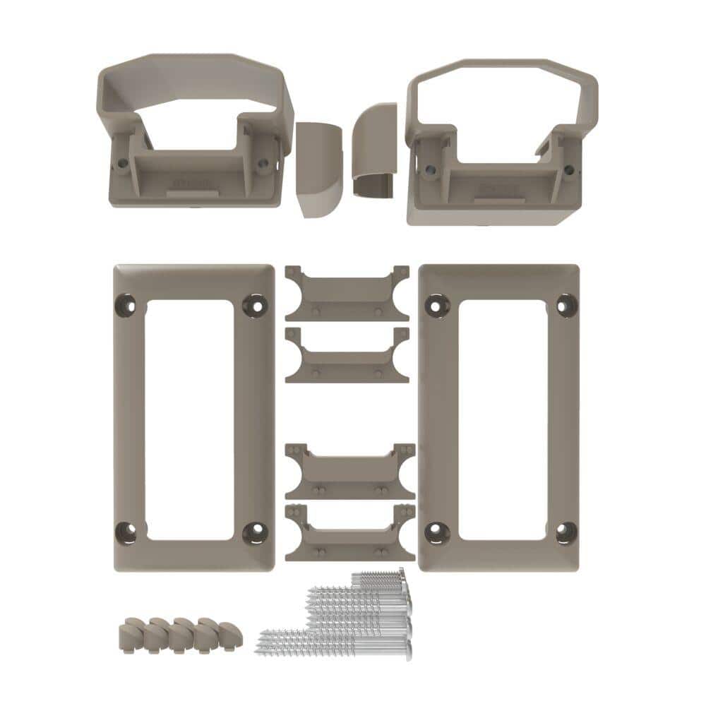 RDI Original Rail Earth Stair Mounting 2.75 in. Bracket Kit (2-Pair ...